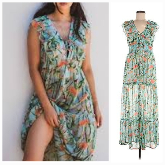 America & Beyond | Dresses | America Beyond Tiered Maxi Dress | Poshmark
